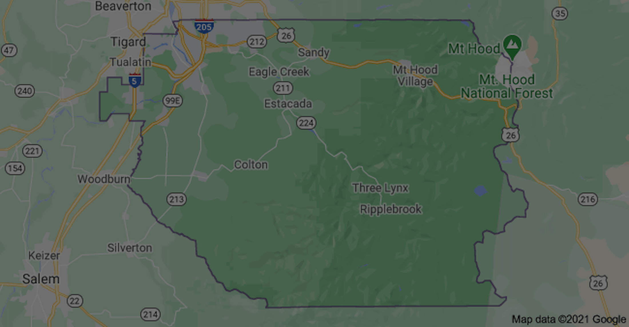 Clackamas County Fire Map