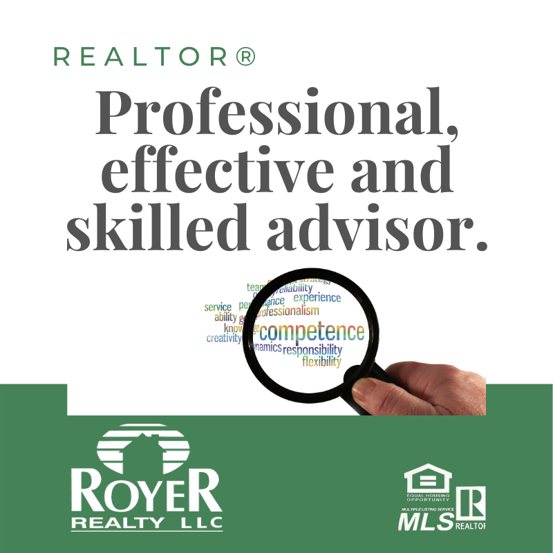 REALTOR® = Professional, effective and skilled advisor