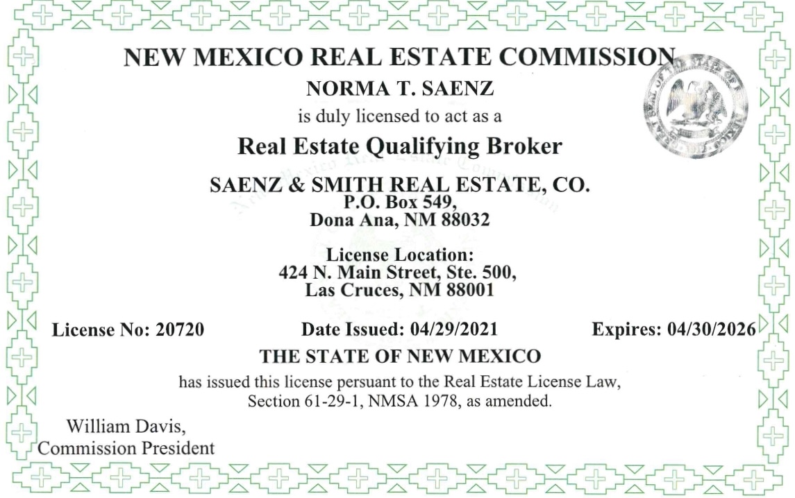Our New Mexico Licenses