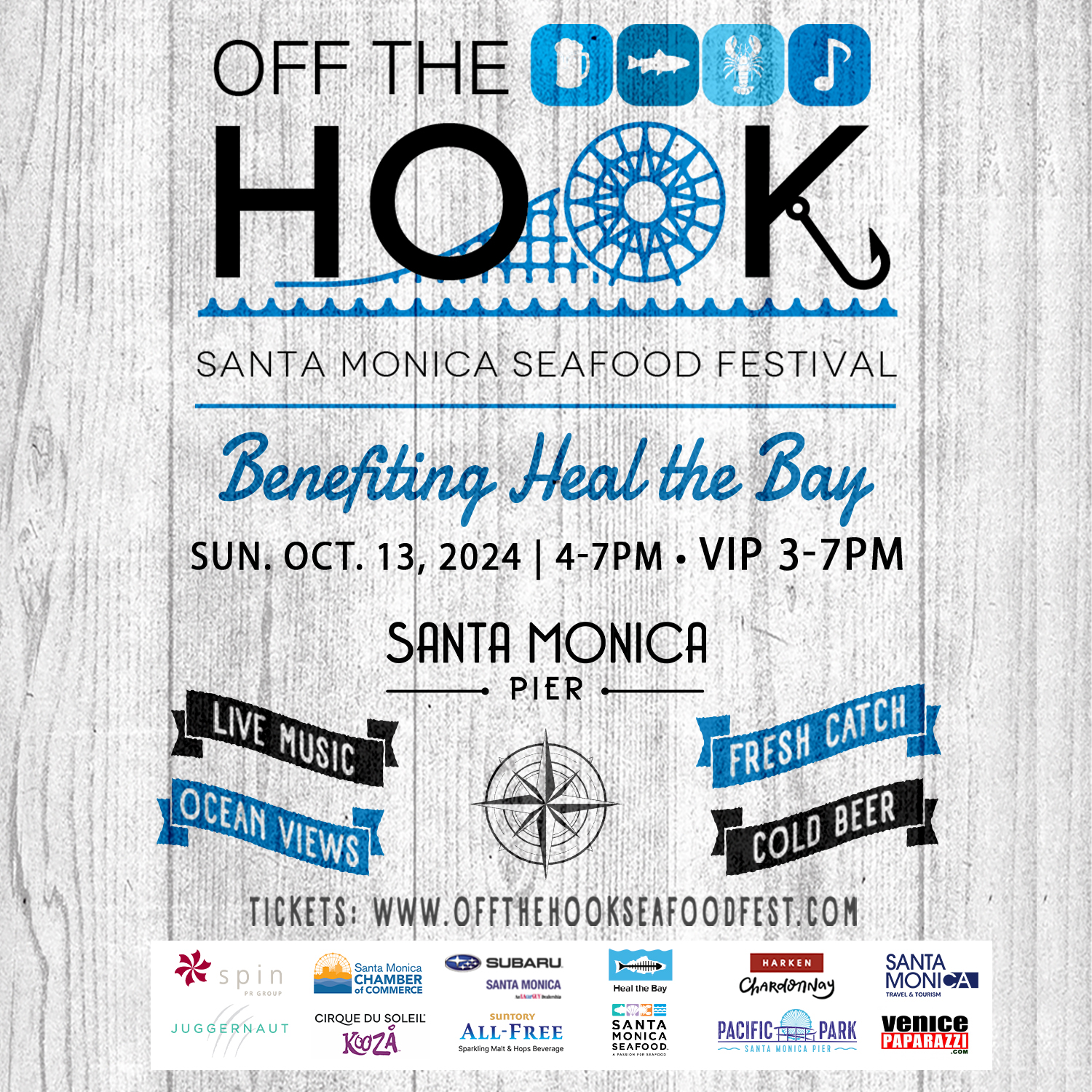 Off the Hook Seafood Festival Returns to Santa Monica Pier