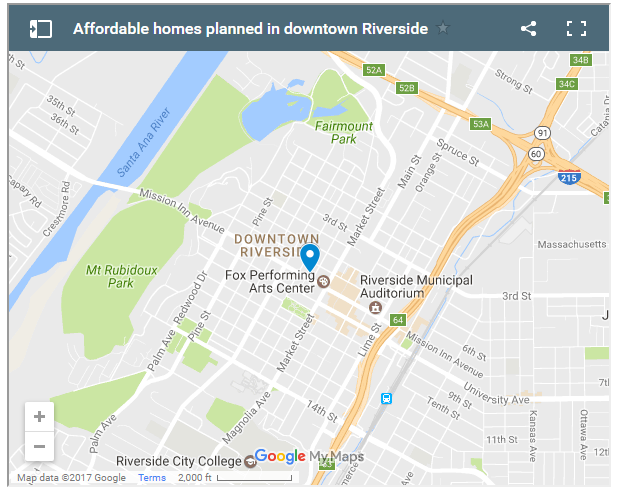 Affordable Housing in Downtown Riverside