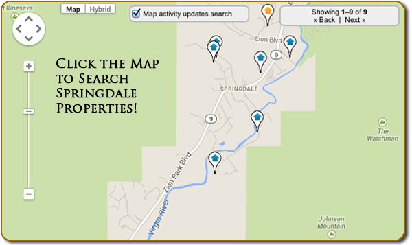 Springdale, Utah Real Estate - The Gateway to Zion