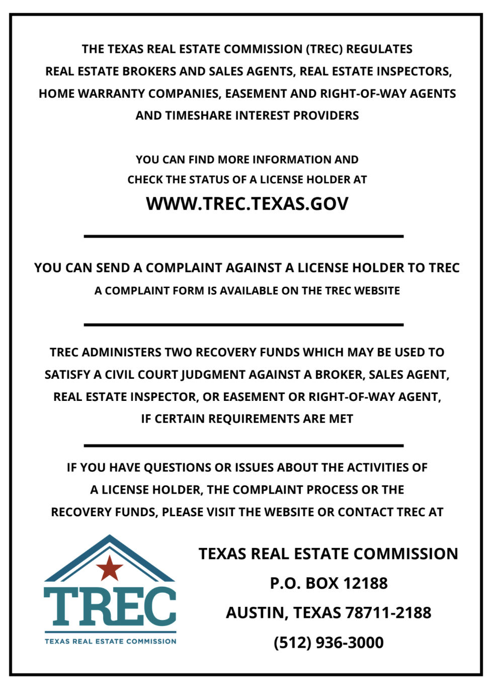 Consumer Protection Notice