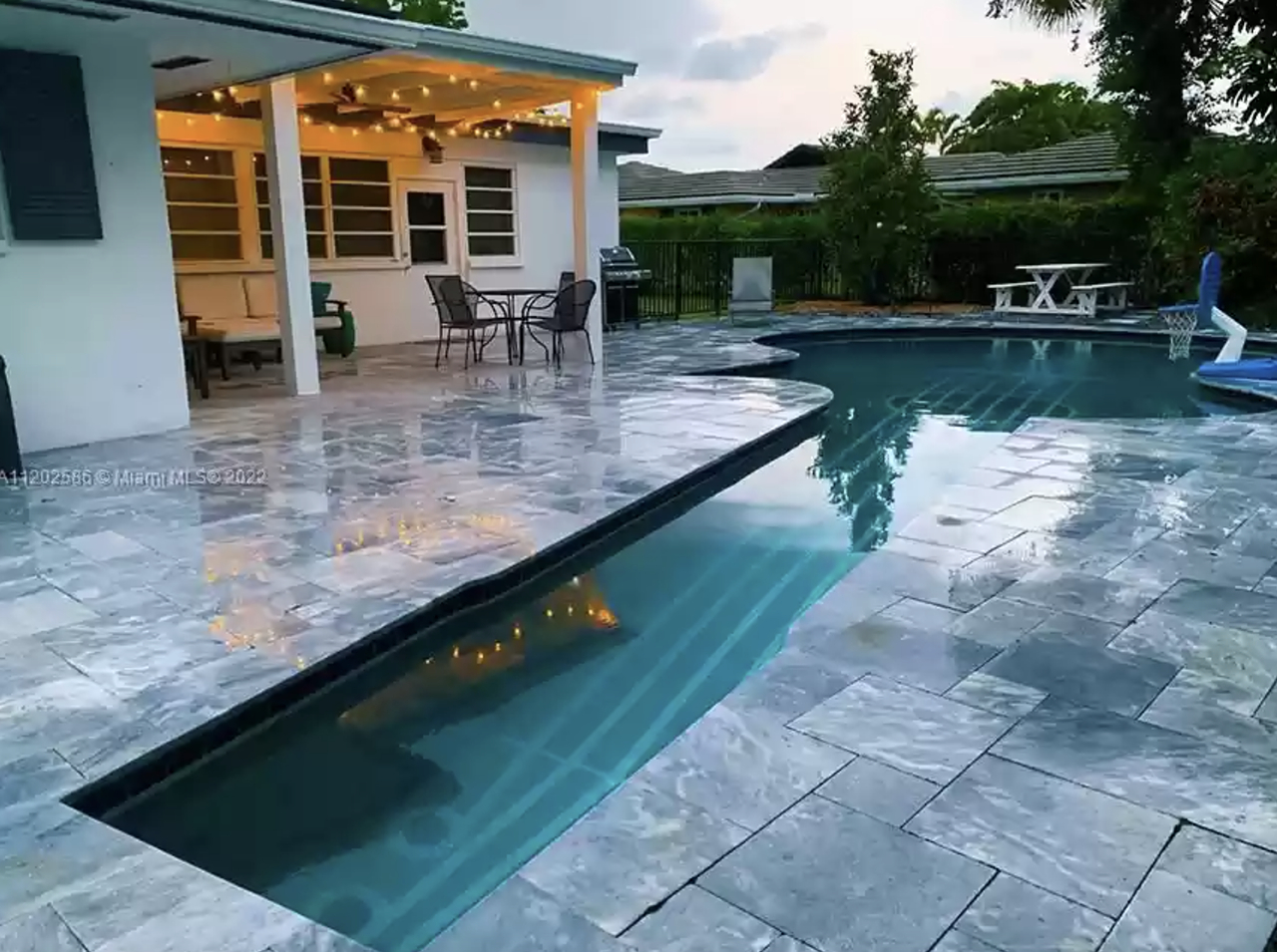 This Florida house for sale comes with a giant guitar-shaped pool