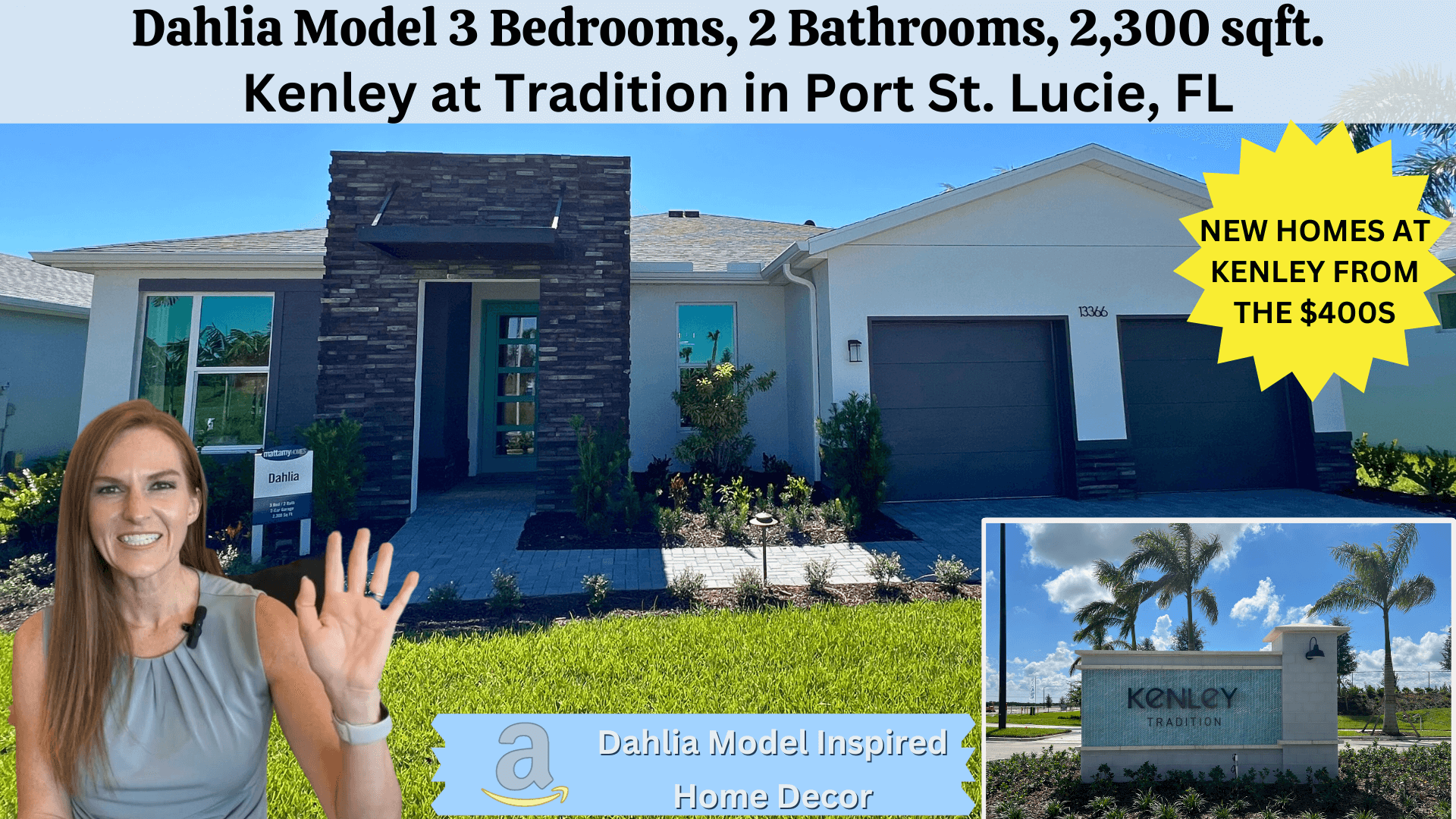 Dahlia Model Kenley at Tradition | Mattamy Homes Port St Lucie Fl