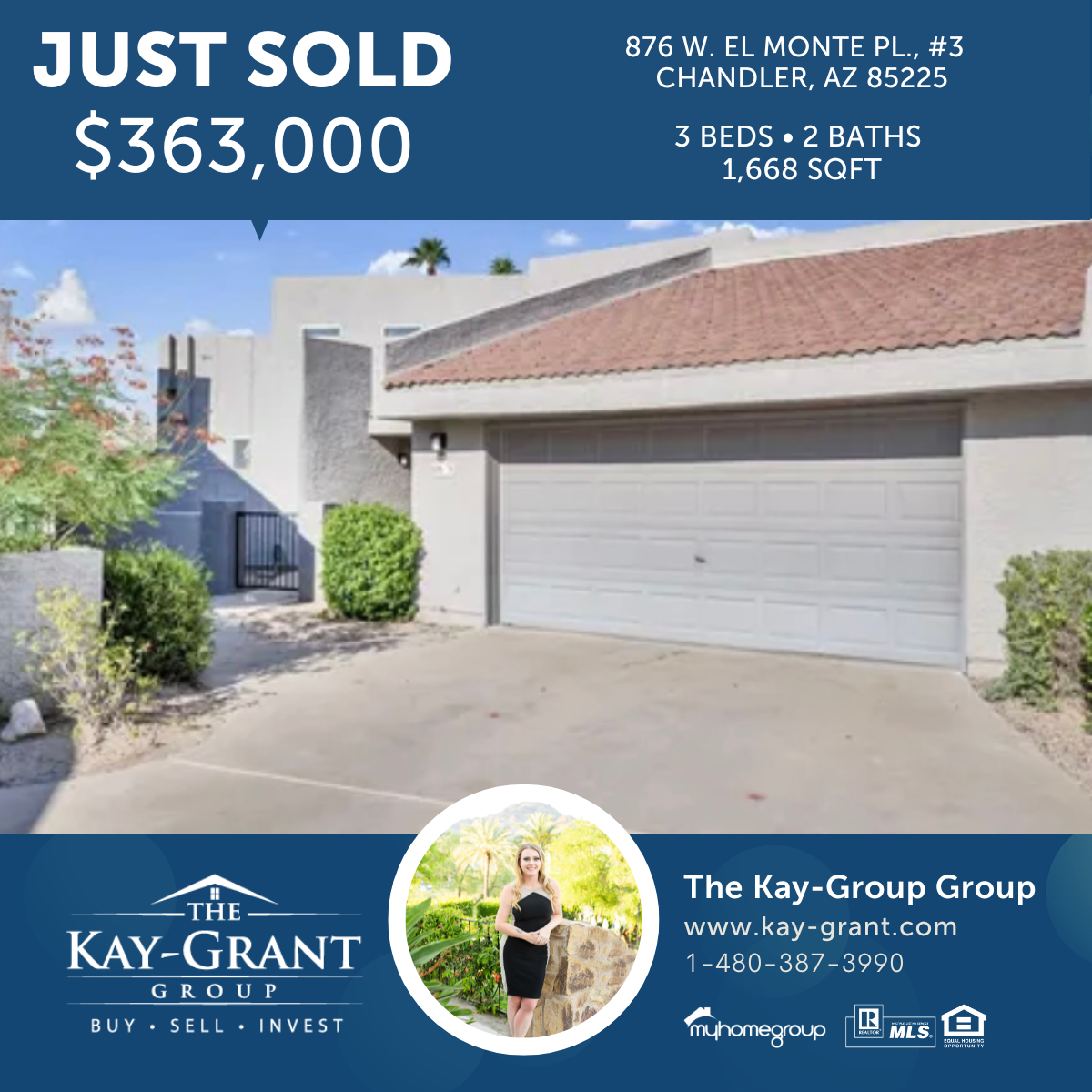 Three-Bedroom Chandler Patio Home just Sold