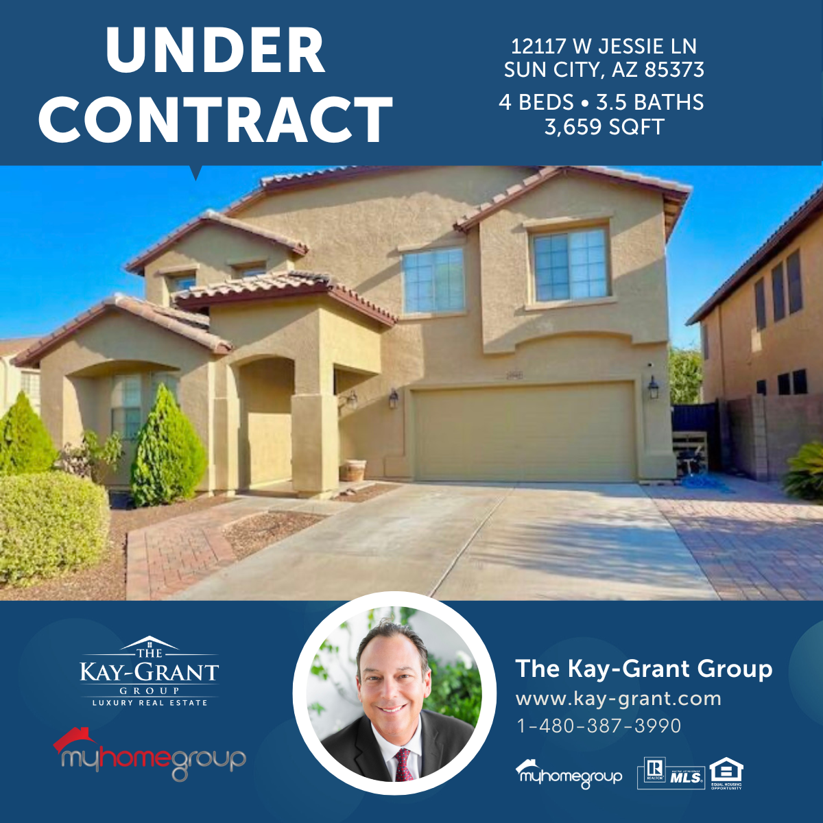 Four-Bedroom Sun City Home Under Contract