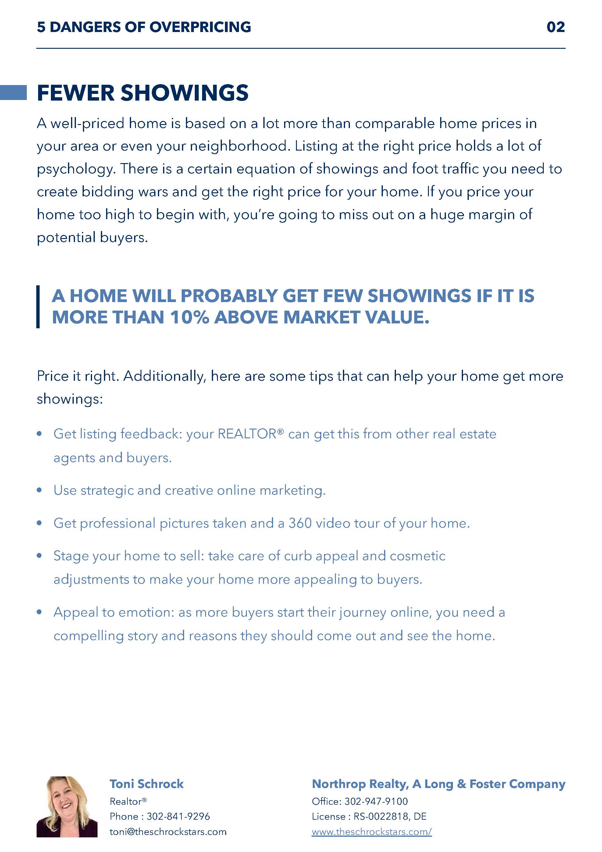 5 dangers of overpricing