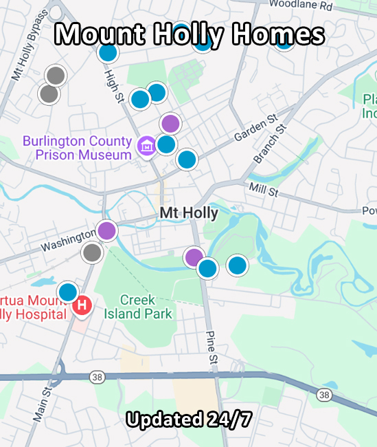 Mount Holly Homes for Sale Search