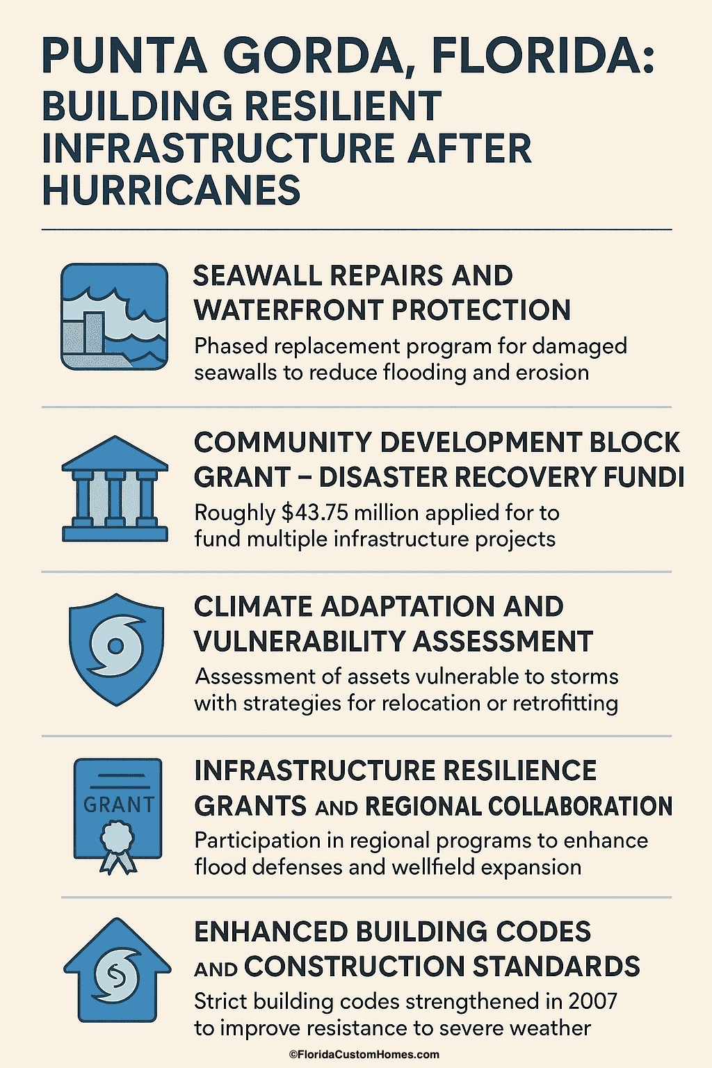Punta Gorda, Florida: Building Resilient Infrastructure After Hurricanes