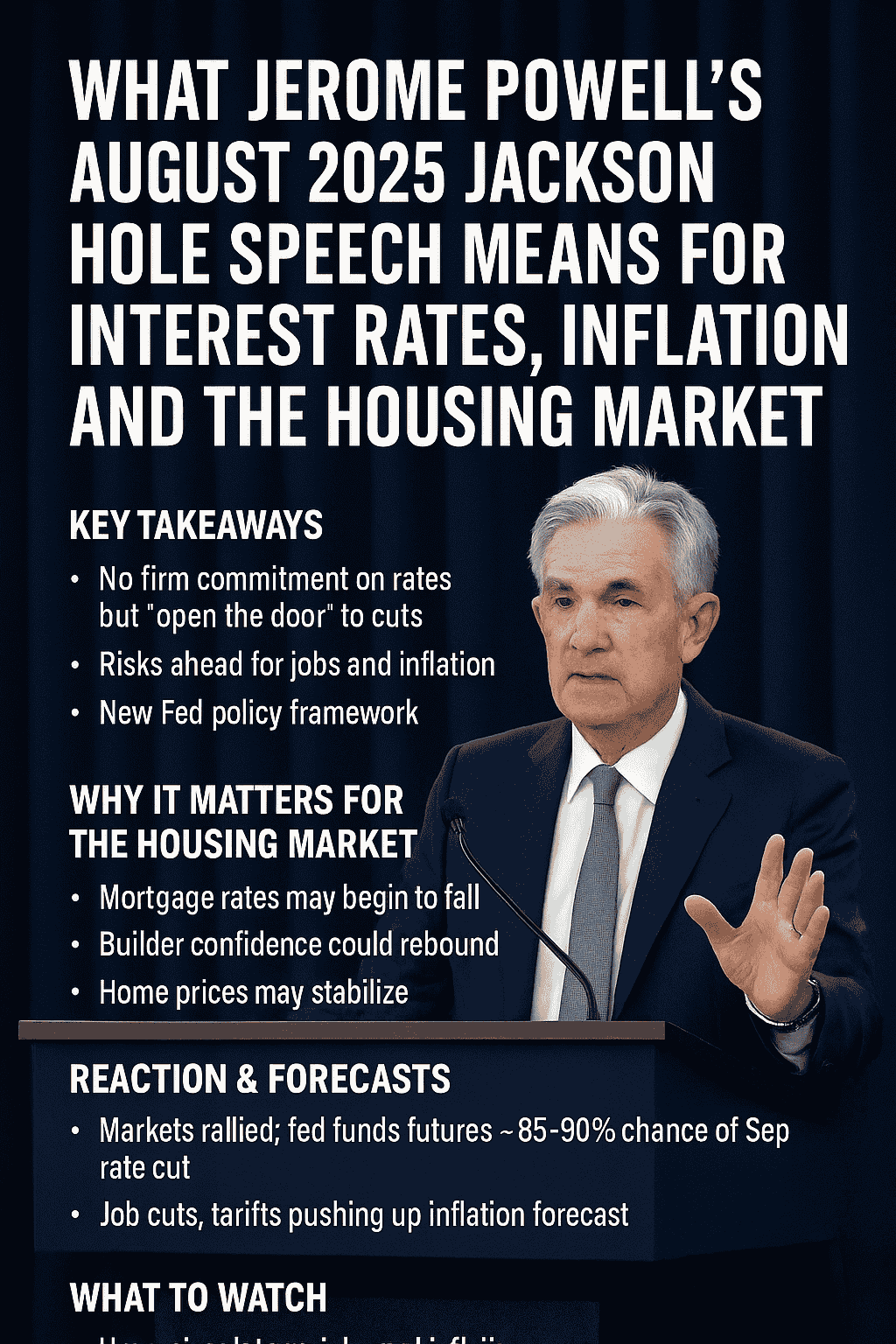 What Jerome Powell’s August 2025 Jackson Hole Speech Means for Interest ...