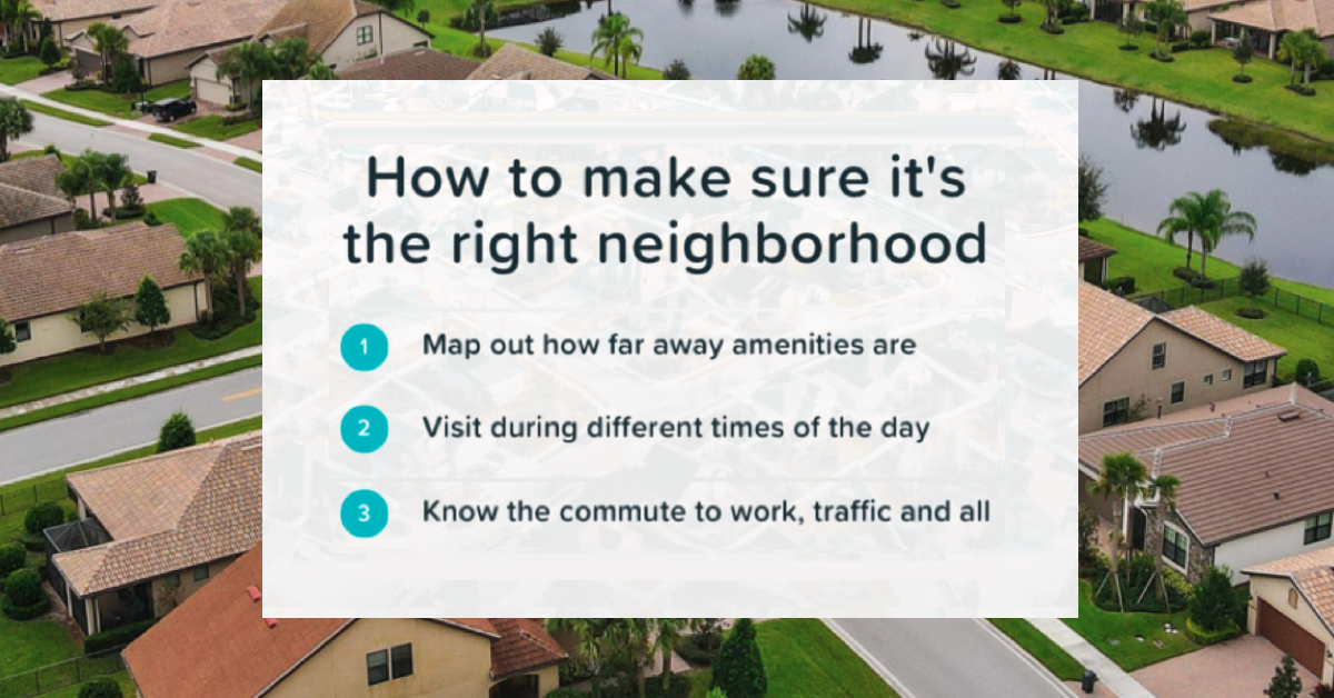 Choosing the Right Neighborhood