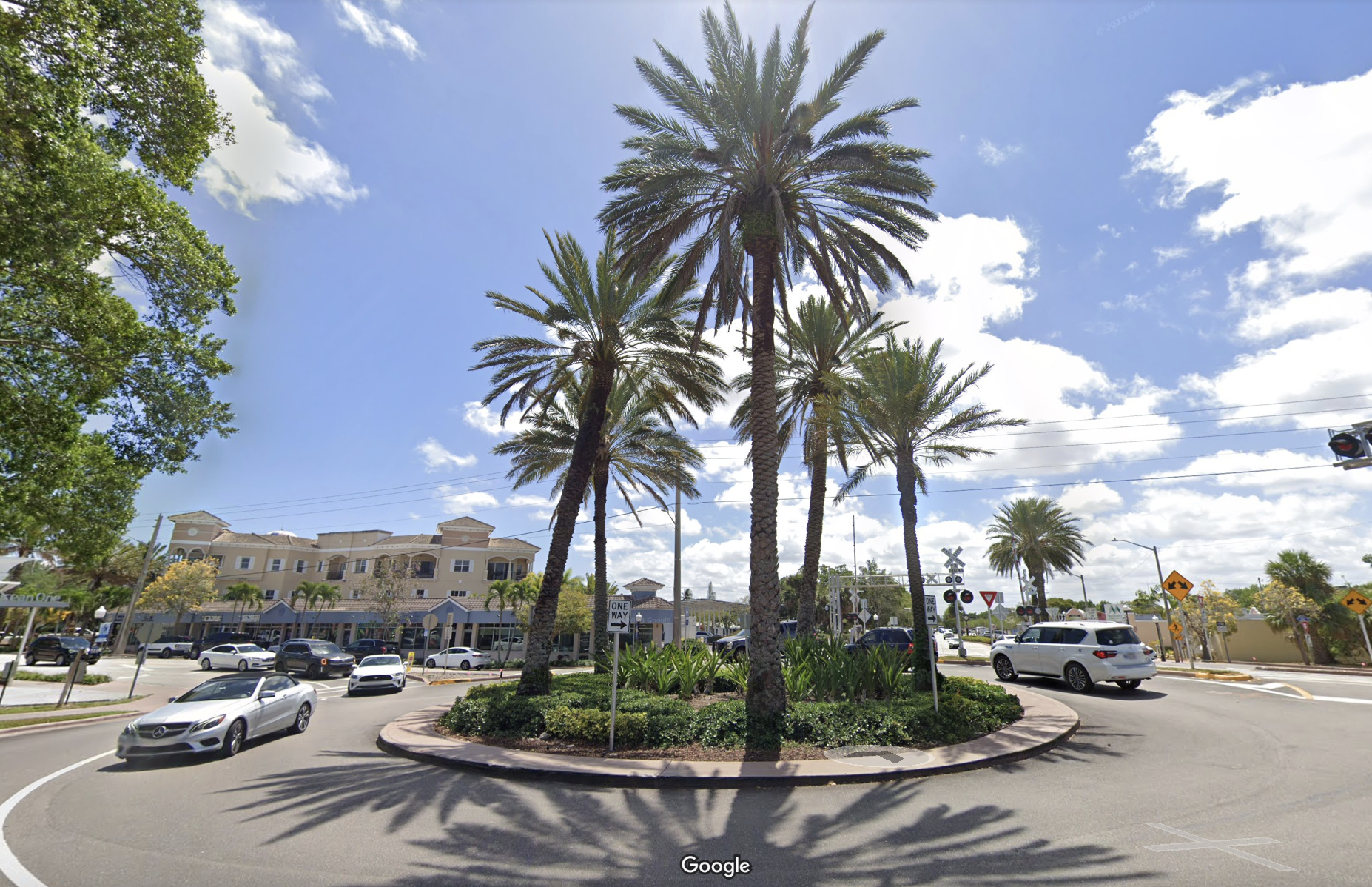 Confusion Corner in Stuart FL - Downtown Stuart Roundabout