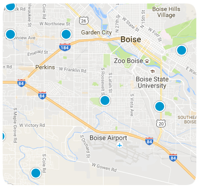 Downtown Boise Map