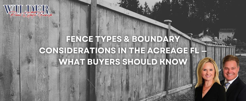 Fence Types & Property Boundaries in The Acreage FL: 2025 Buyer Guide